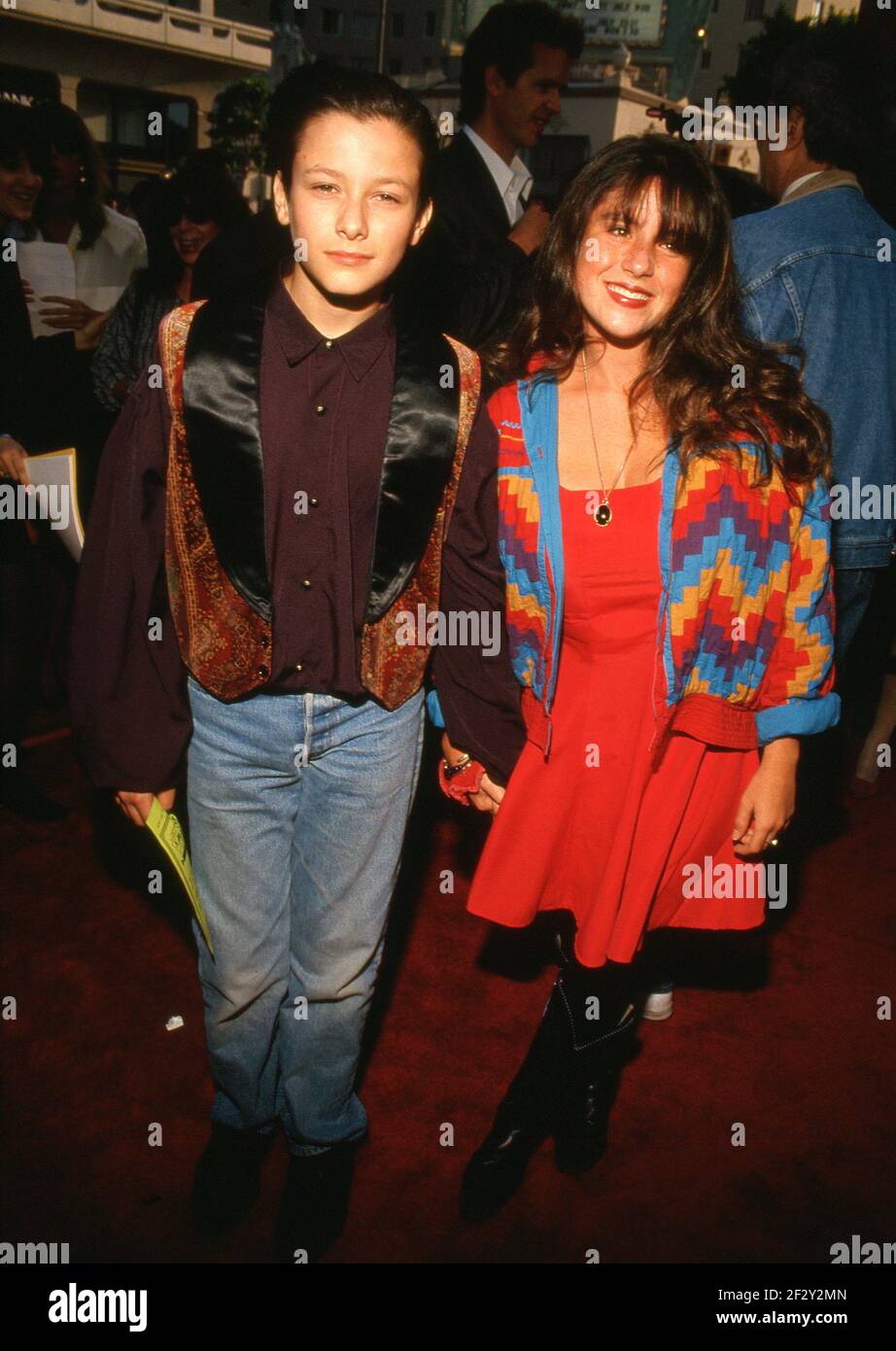 Edward Furlong and Soleil Moon Frye attend the 'Bill and Ted's Bogus ...