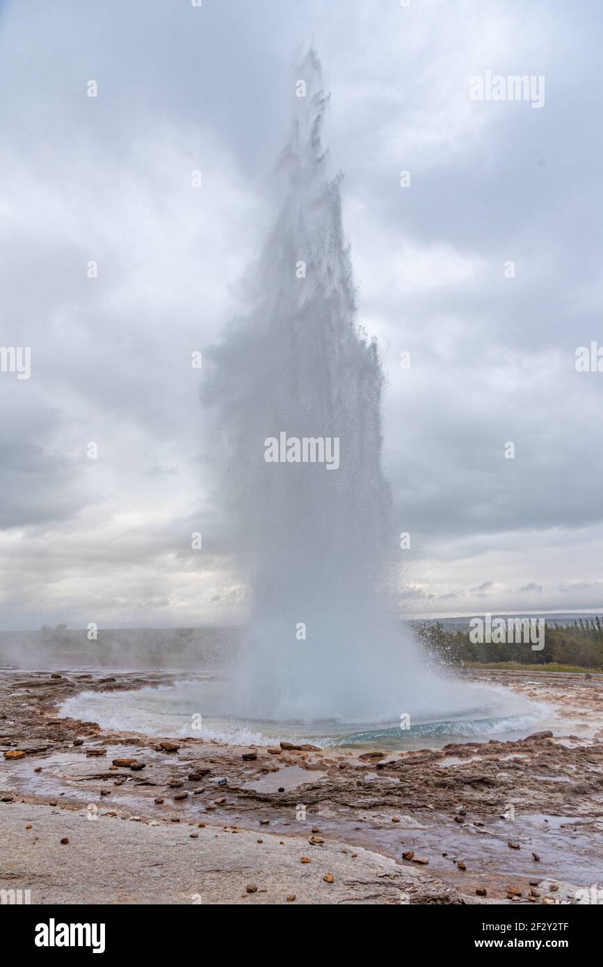 Strokkur geothermal area iceland hi-res stock photography and images ...