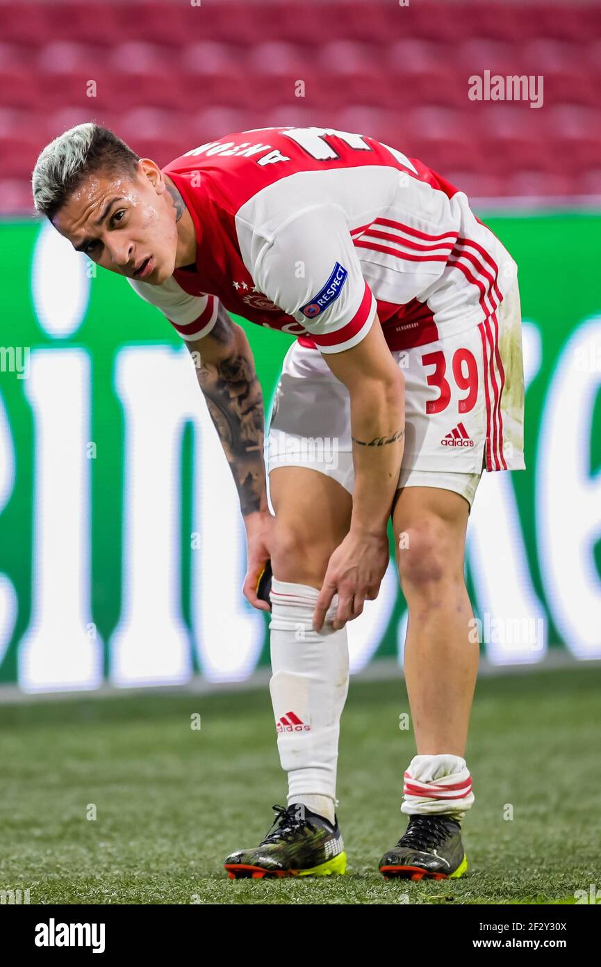 AMSTERDAM, NETHERLANDS - MARCH 11: Antony Matheus dos Santos of Ajax ...