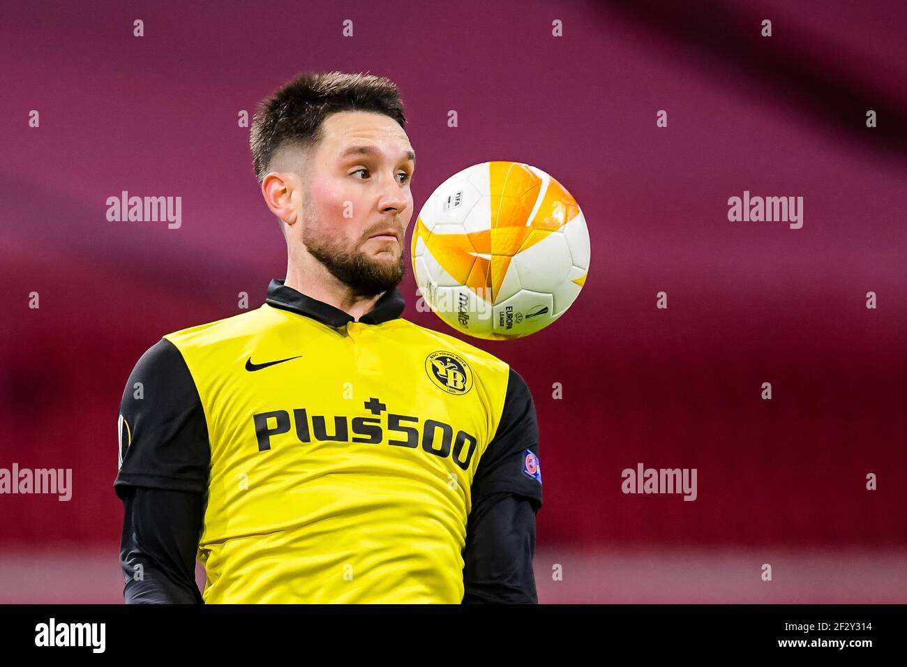 AMSTERDAM, NETHERLANDS - MARCH 11: Jordan Lefort of BSC Young Boys ...