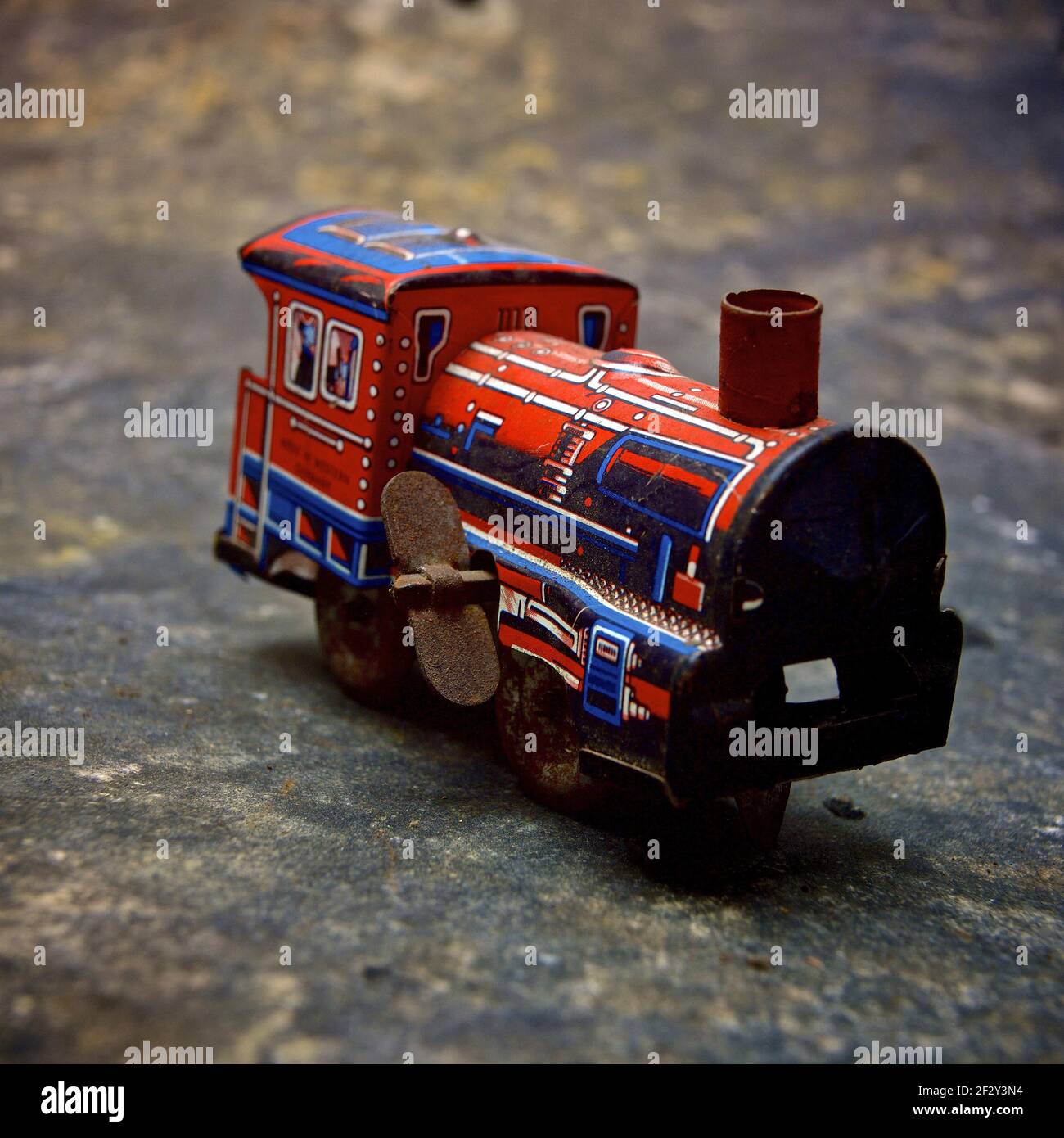 Antique toy train hi-res stock photography and images - Alamy