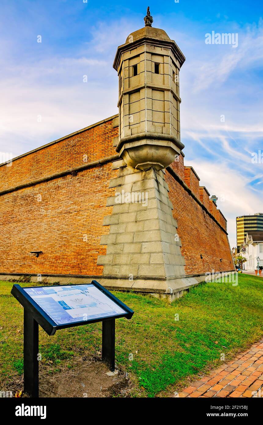 The Fort of Colonial Mobile is pictured, Feb. 27, 2021, in Mobile ...