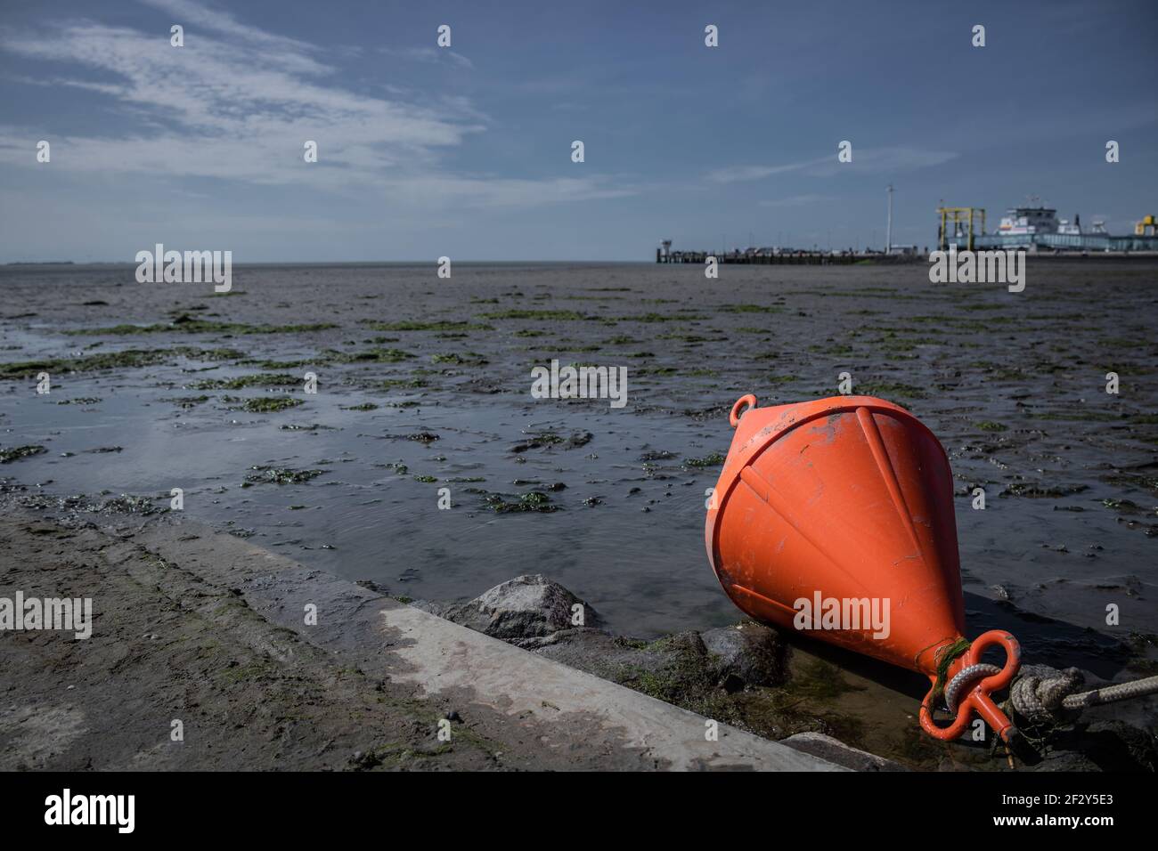 A buoy washed up ashore Stock Photo - Alamy