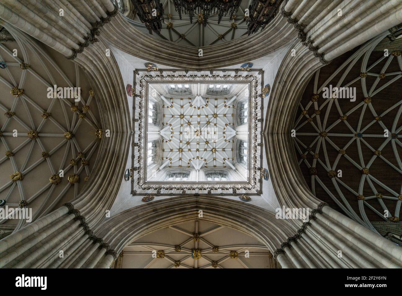 Interior view in york minster hi-res stock photography and images - Alamy