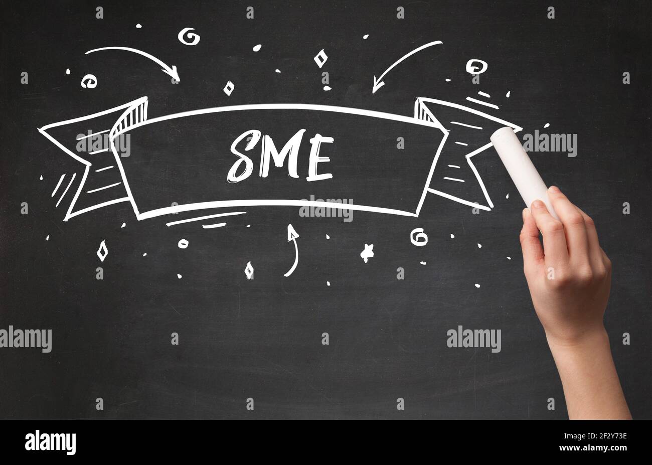 Hand drawing abbreviation Stock Photo - Alamy