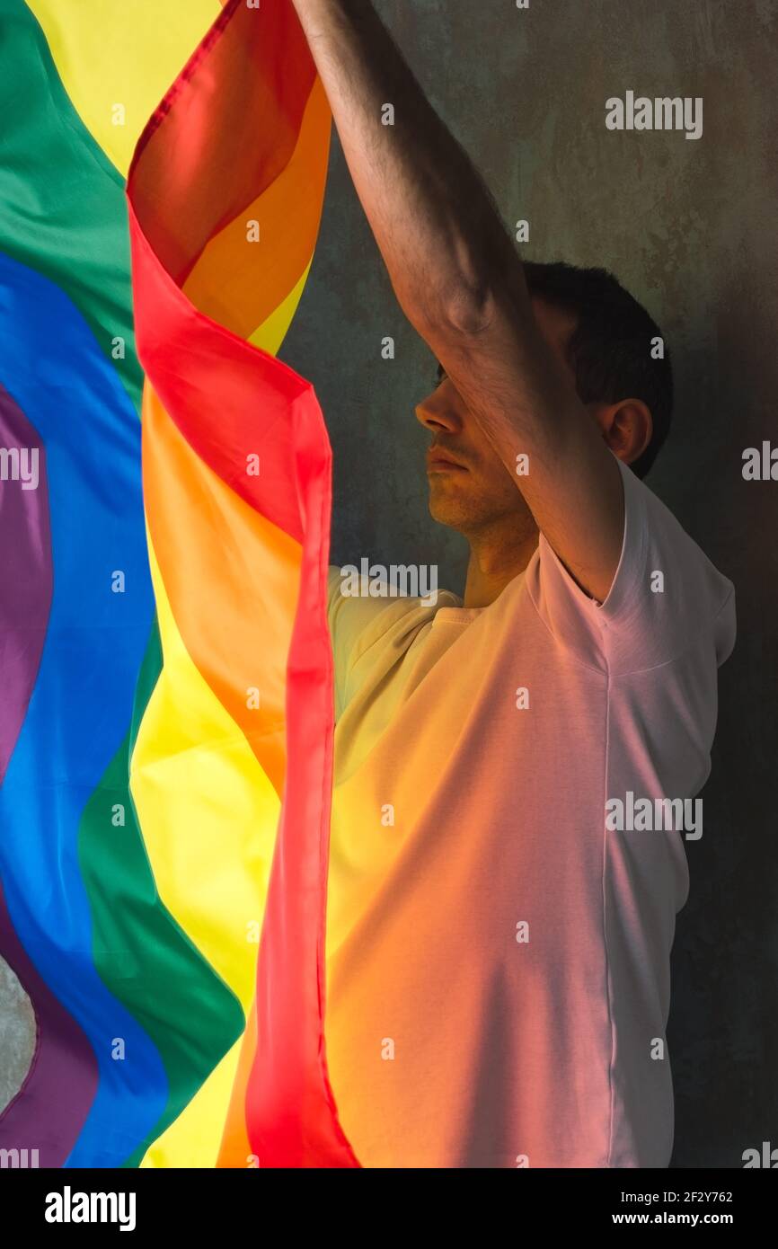 Lgbtqi rainbow flag hi-res stock photography and images - Alamy