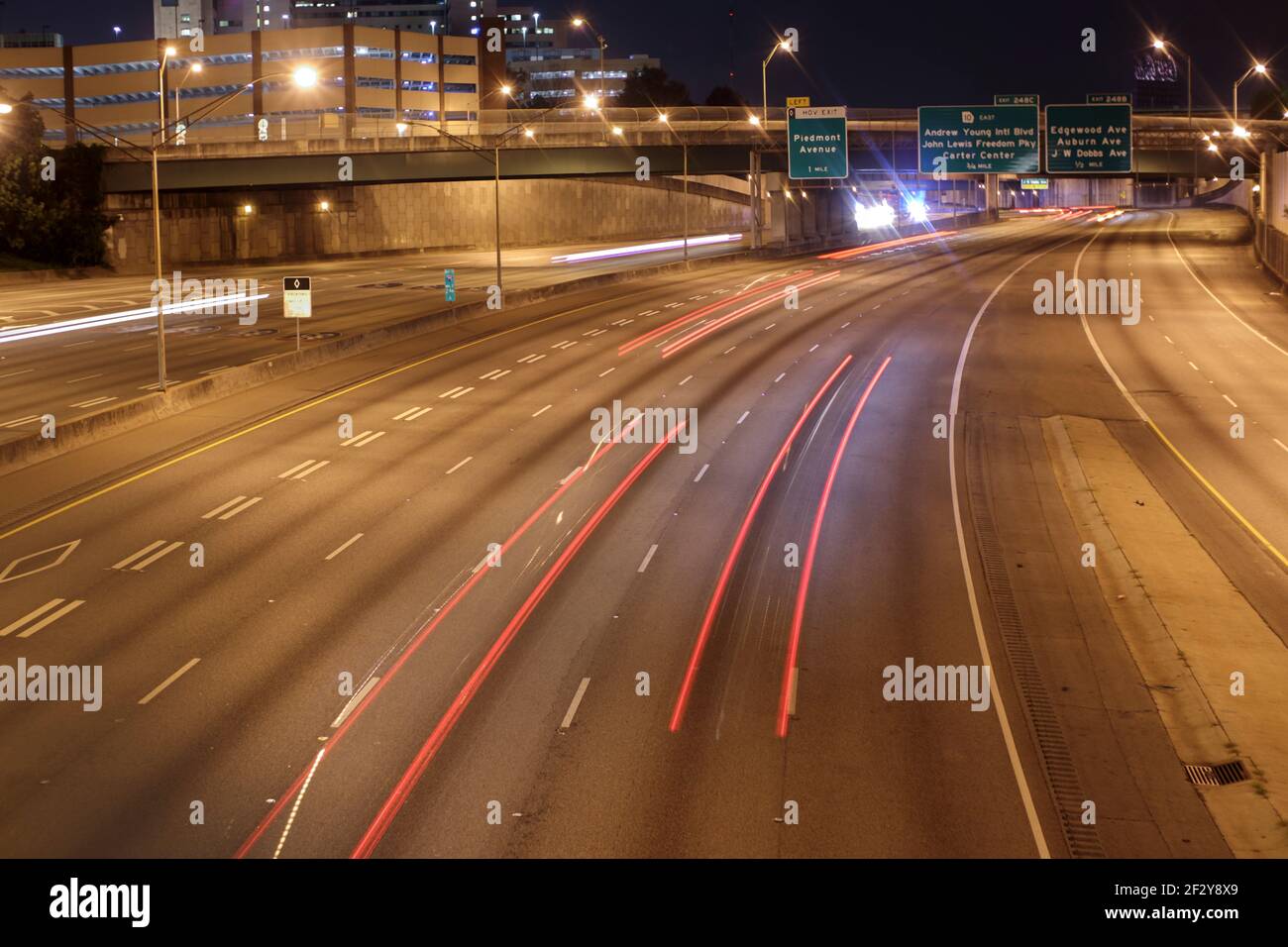 Interstate 20 city skyline hi-res stock photography and images - Alamy