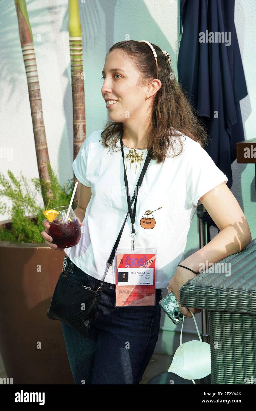 MIAMI, FL-MArCH 13: Director/Writer Maria Paula Arboleda (TACET) is ...