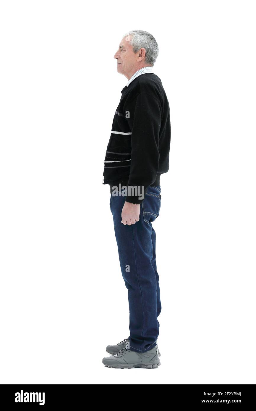 Grandfather profile Cut Out Stock Images & Pictures - Alamy