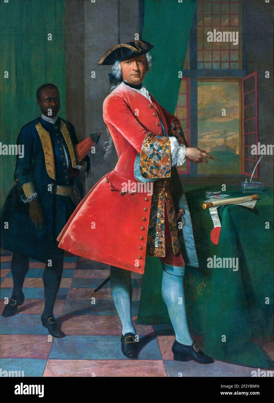 Portrait of Jan Pranger, Director General of the Guinean Gold Coast ...