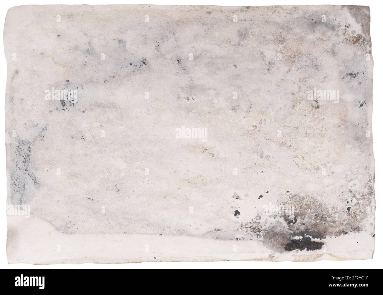 Old dirty paper isolated on white background Stock Photo - Alamy