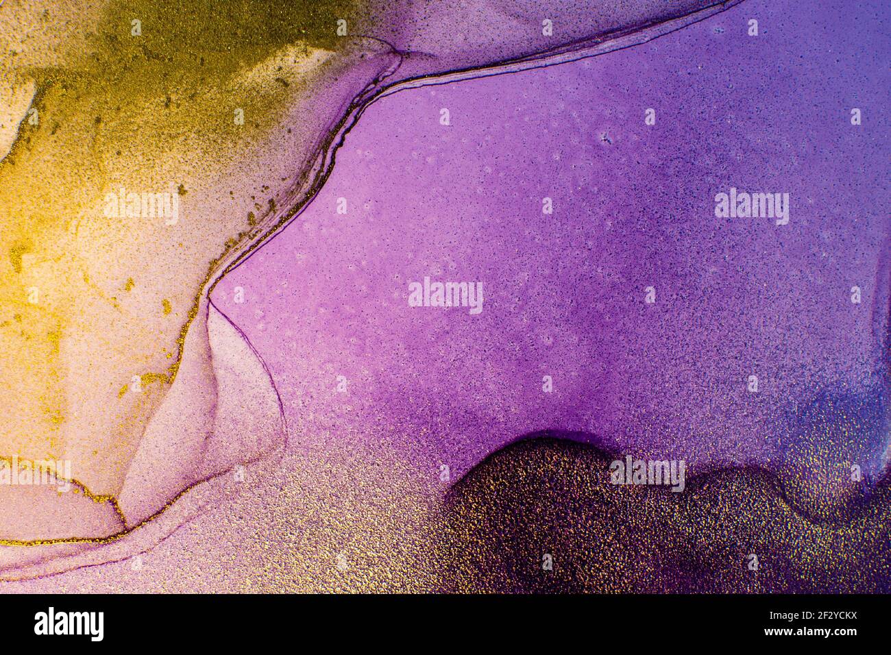 White and Gold Stains. Blue ice Stains. Water Ink splatter. Aquamarine ...