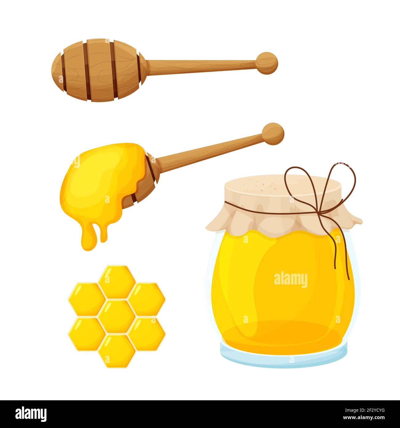 Dessert in rustic jar Stock Vector Images - Alamy