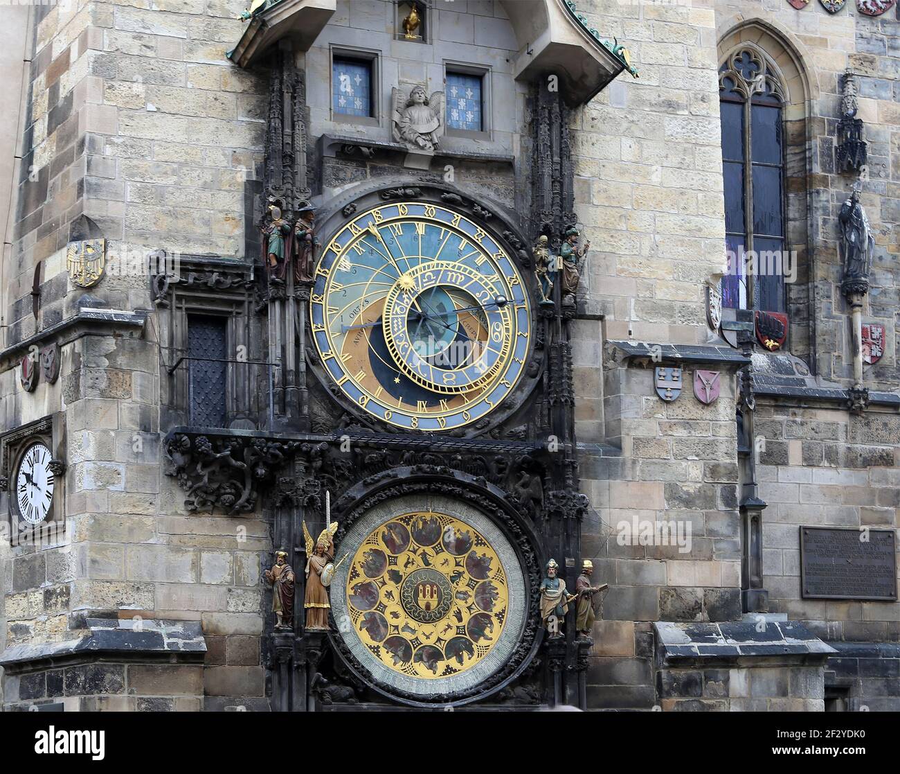 Astronomical clock in Prague, Czech republic Stock Photo - Alamy