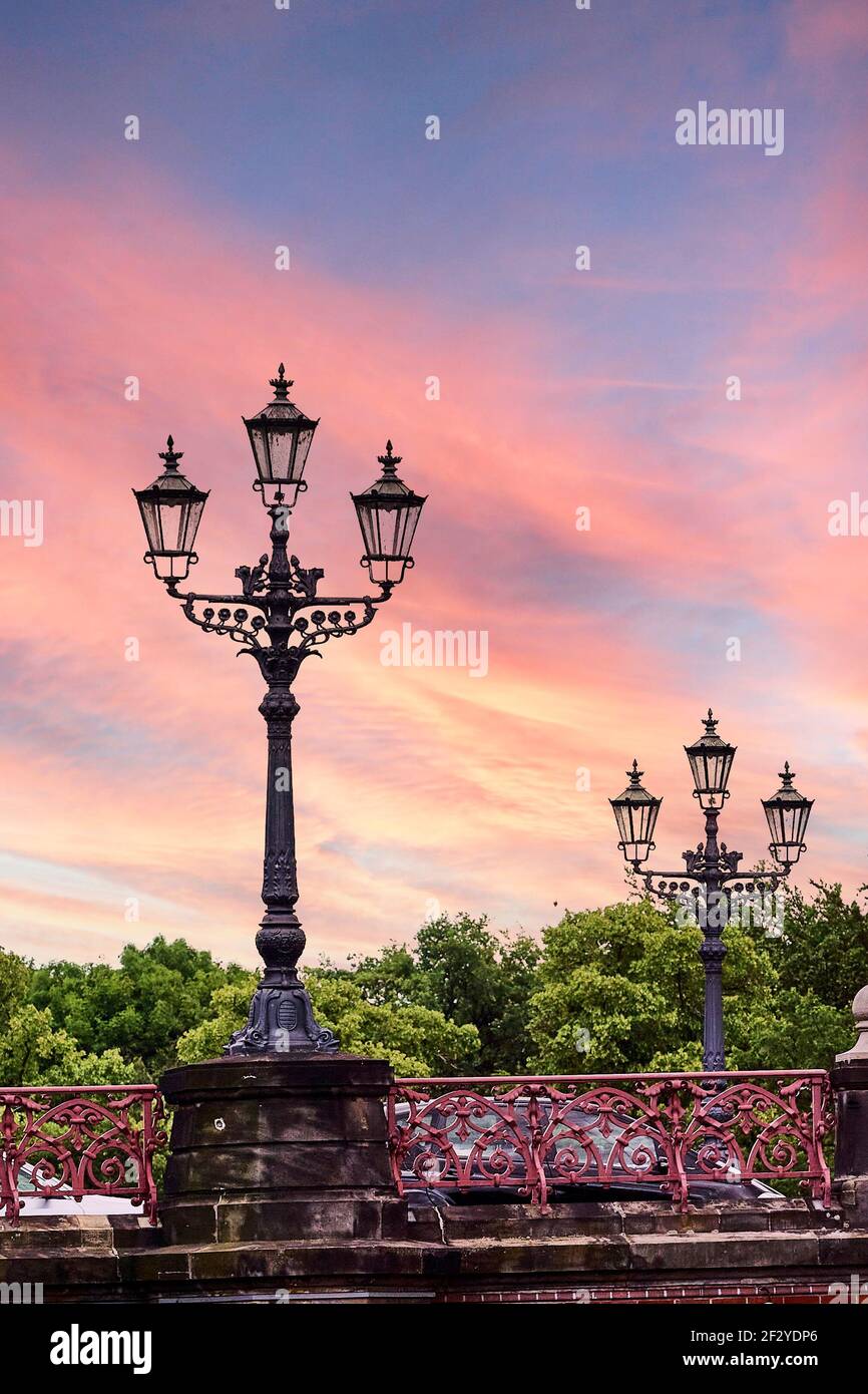 Moltke bridge red sandstone bridge hi-res stock photography and images ...