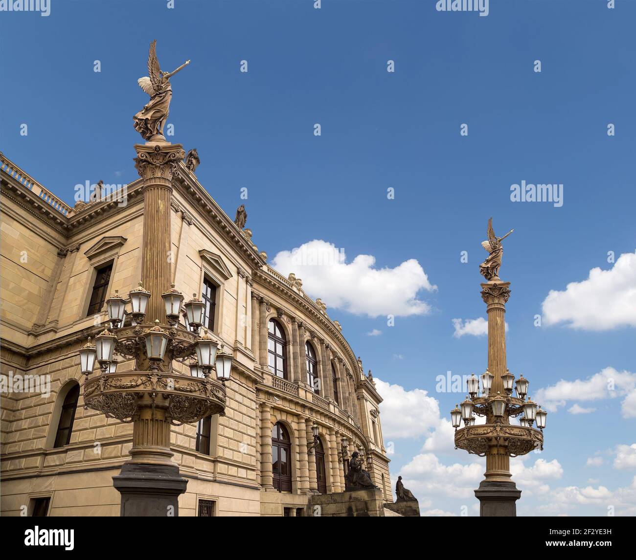 The building of Rudolfiunum concert halls on Jan Palach Square in ...