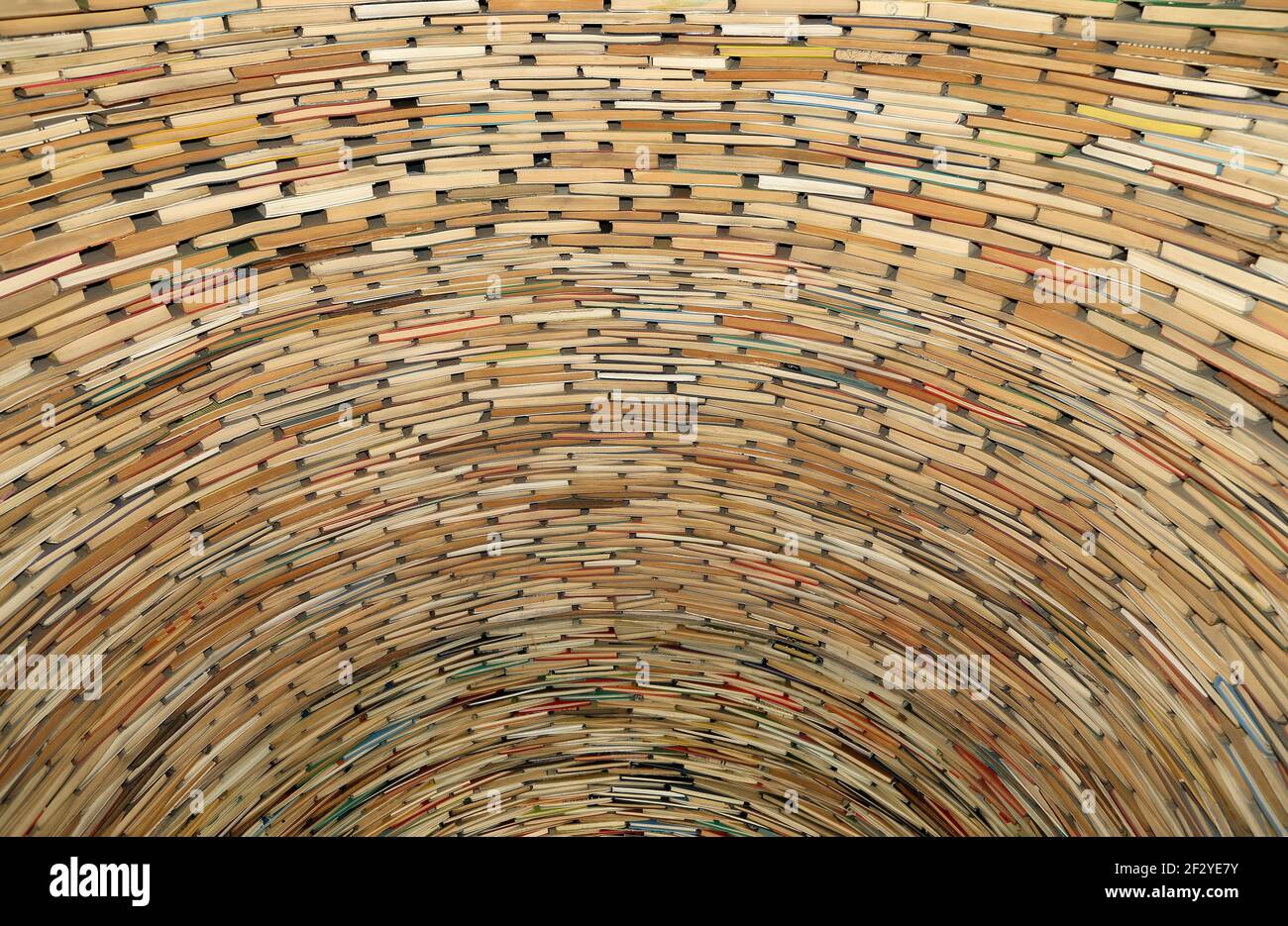 A very large stack of books, can be used as background Stock Photo - Alamy