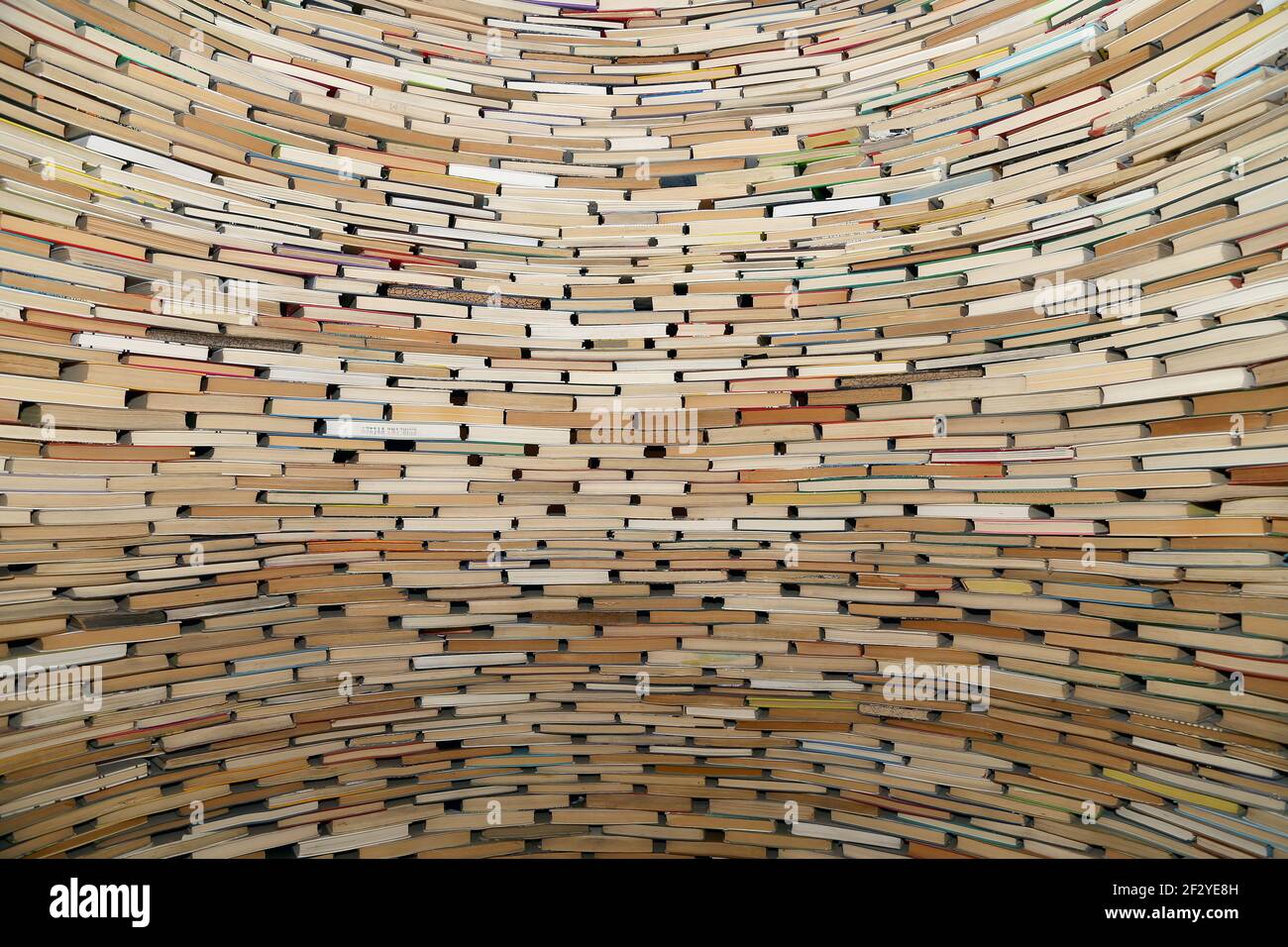 A very large stack of books, can be used as background Stock Photo - Alamy
