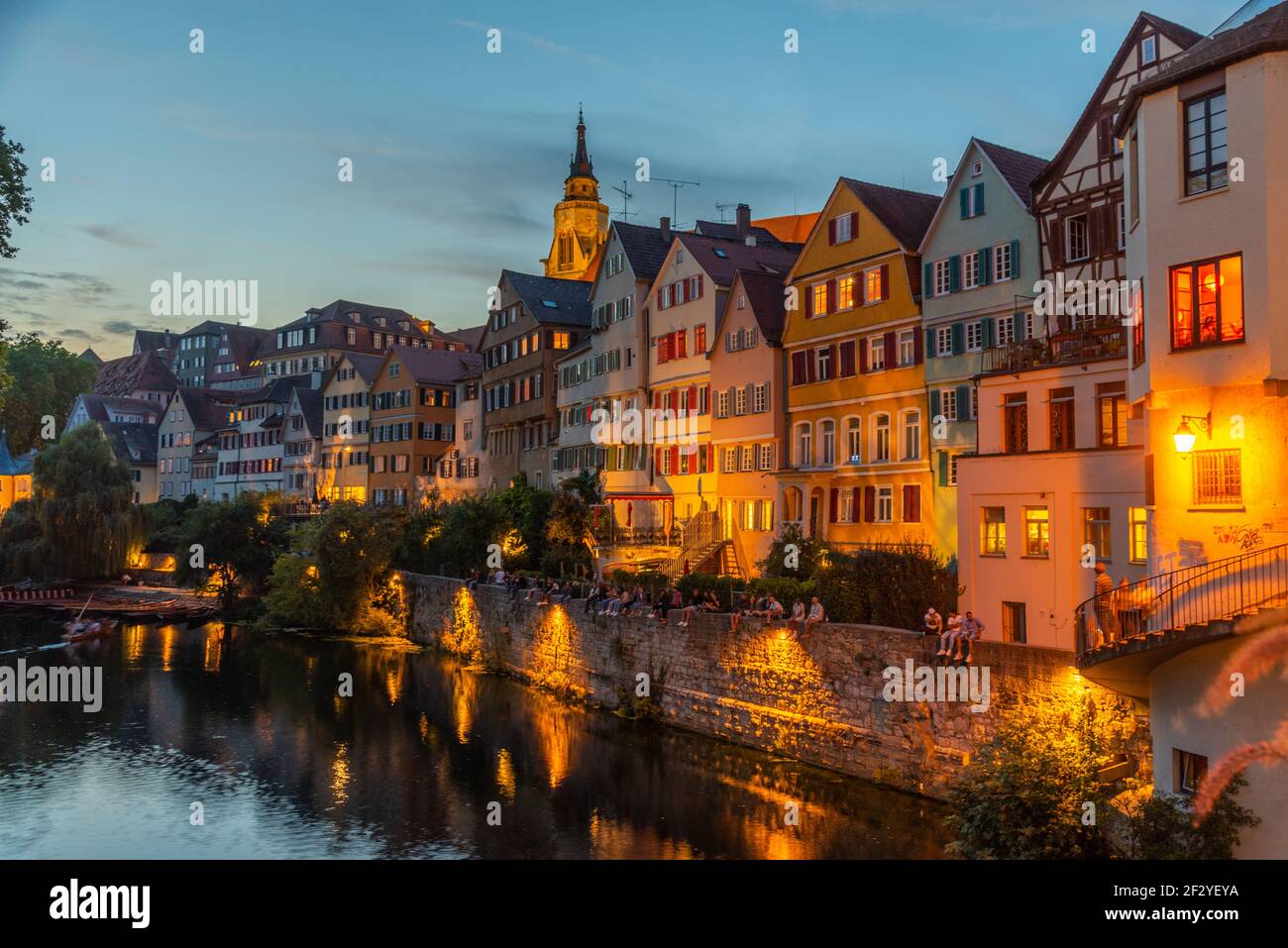 Sunset traditional german houses hi-res stock photography and images ...