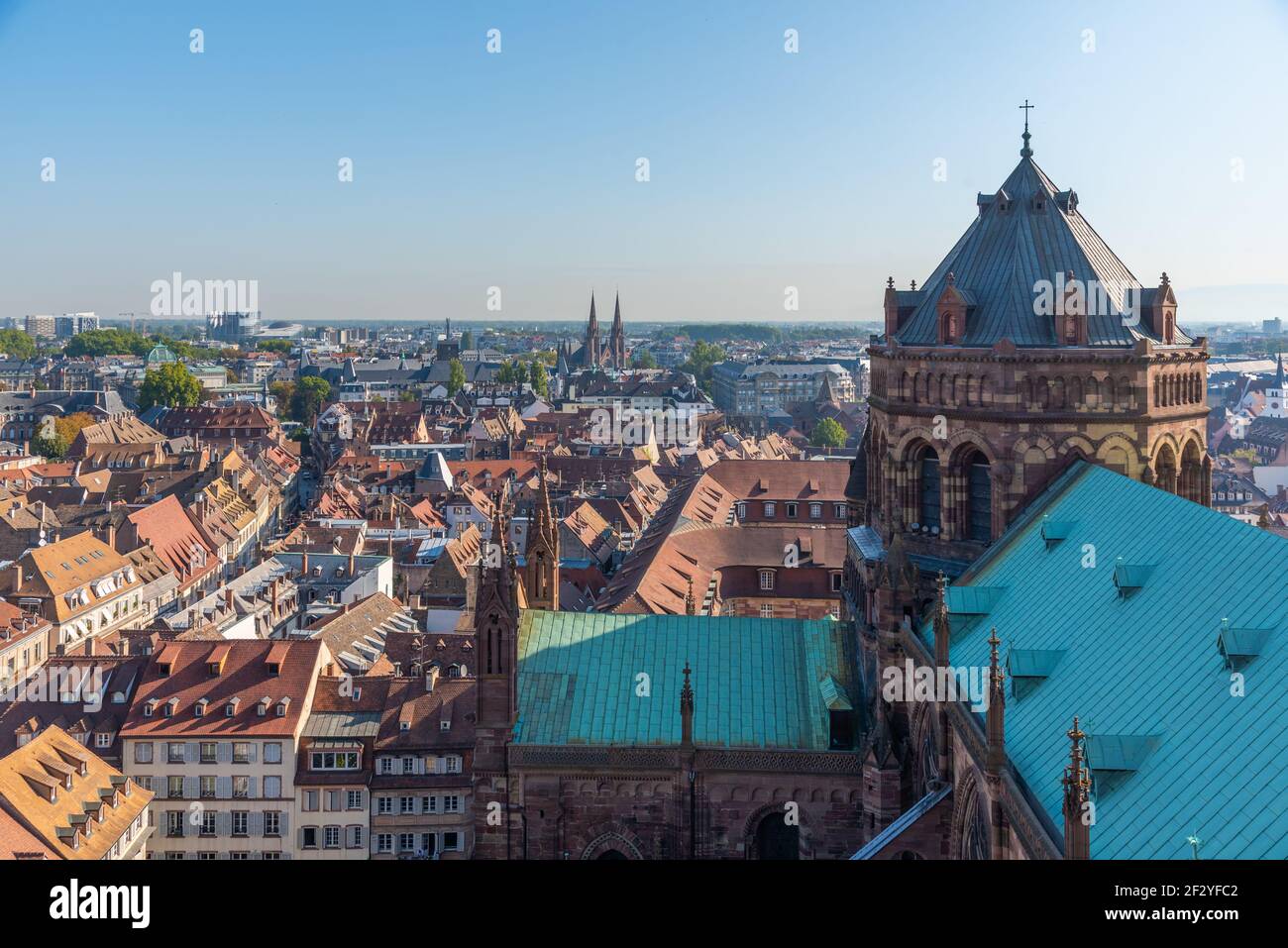 Strasbourg Cathedral Aerial High Resolution Stock Photography and ...
