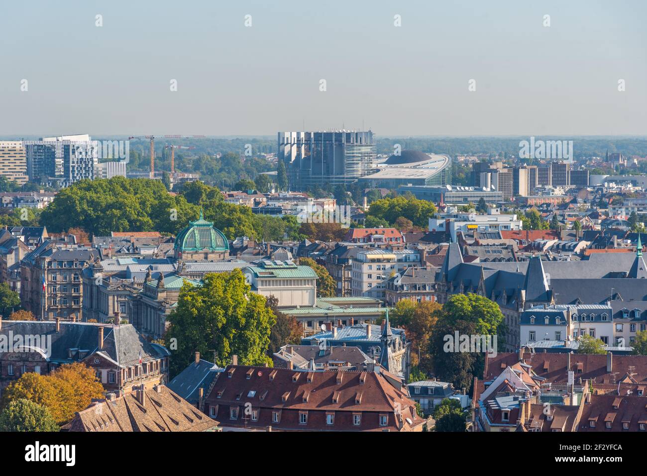 Strasbourg european parliament aerial hi-res stock photography and ...