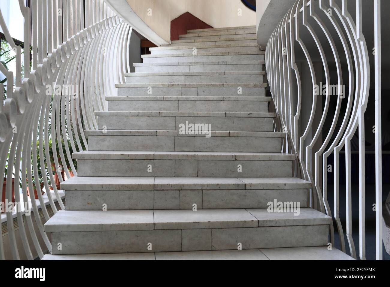Details flight of stairs in the building Stock Photo - Alamy