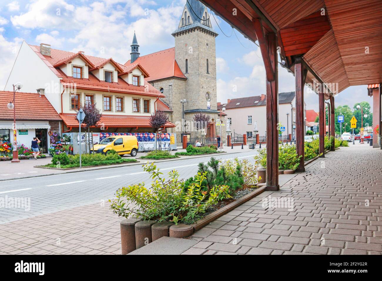 Old town in Dobczyce, Poland Stock Photo - Alamy