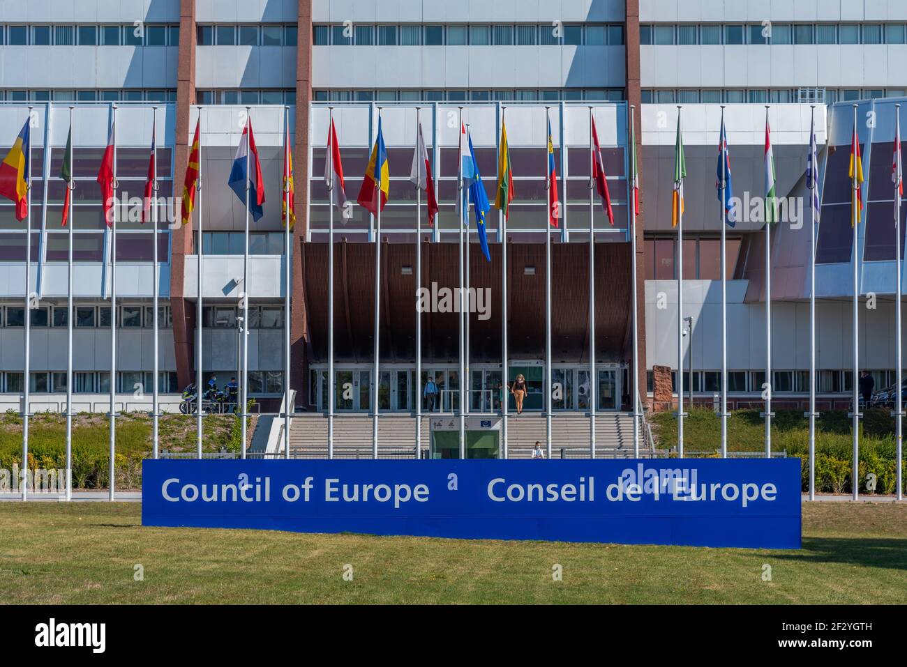 Strasbourg is the seat of the council of europe hi-res stock ...