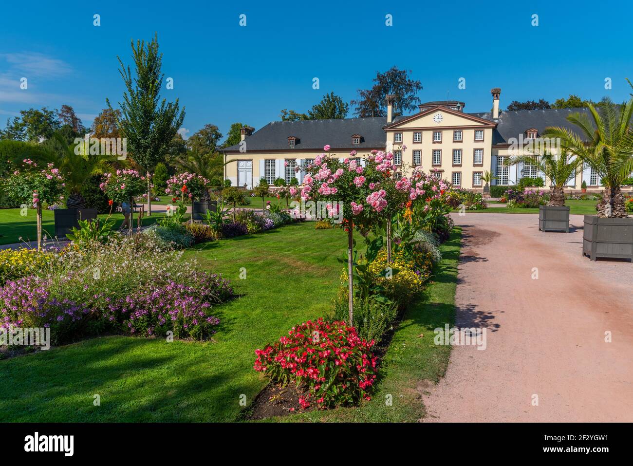 Orangerie building at the Parc de l'Orangerie in Strasbourg, France ...