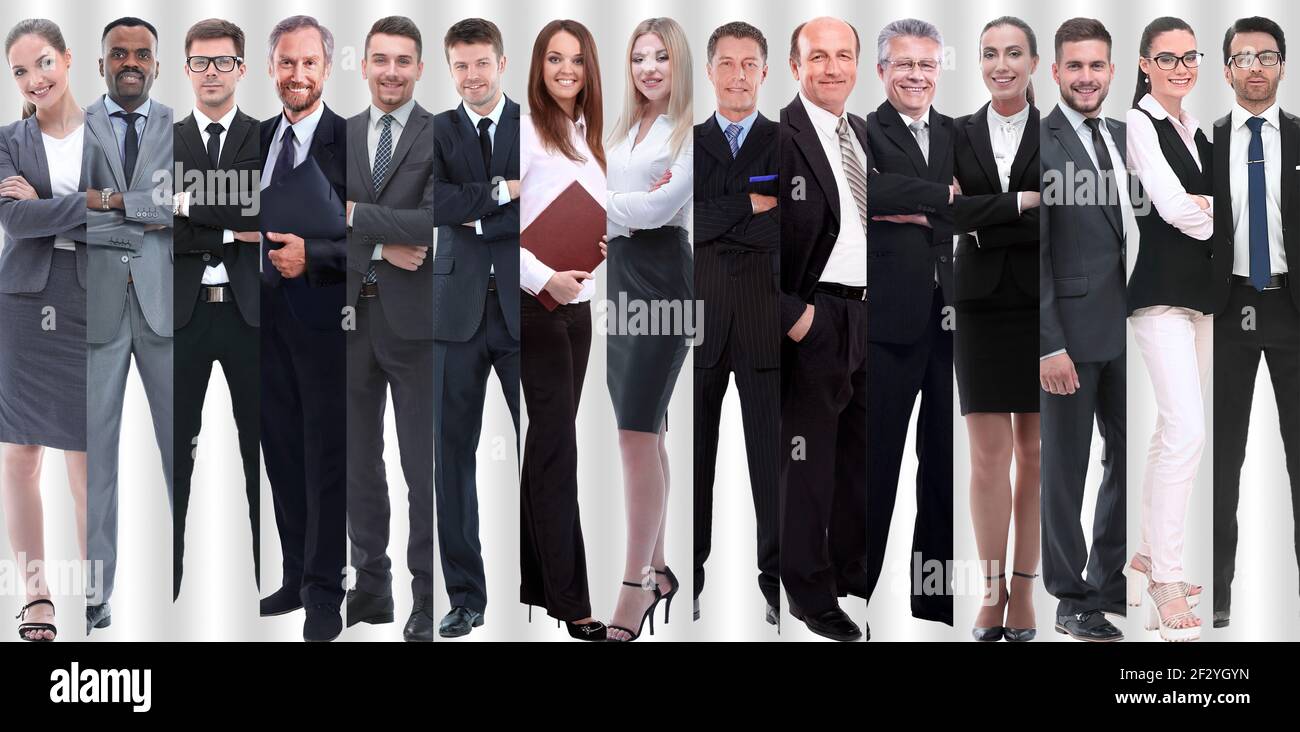 in full growth. the group is successful young entrepreneurs Stock Photo ...
