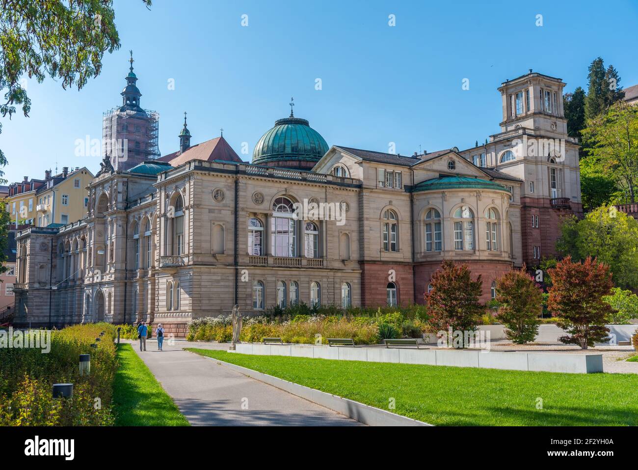 Building of Friedrichsbad therme in Baden Baden, Germany Stock Photo ...