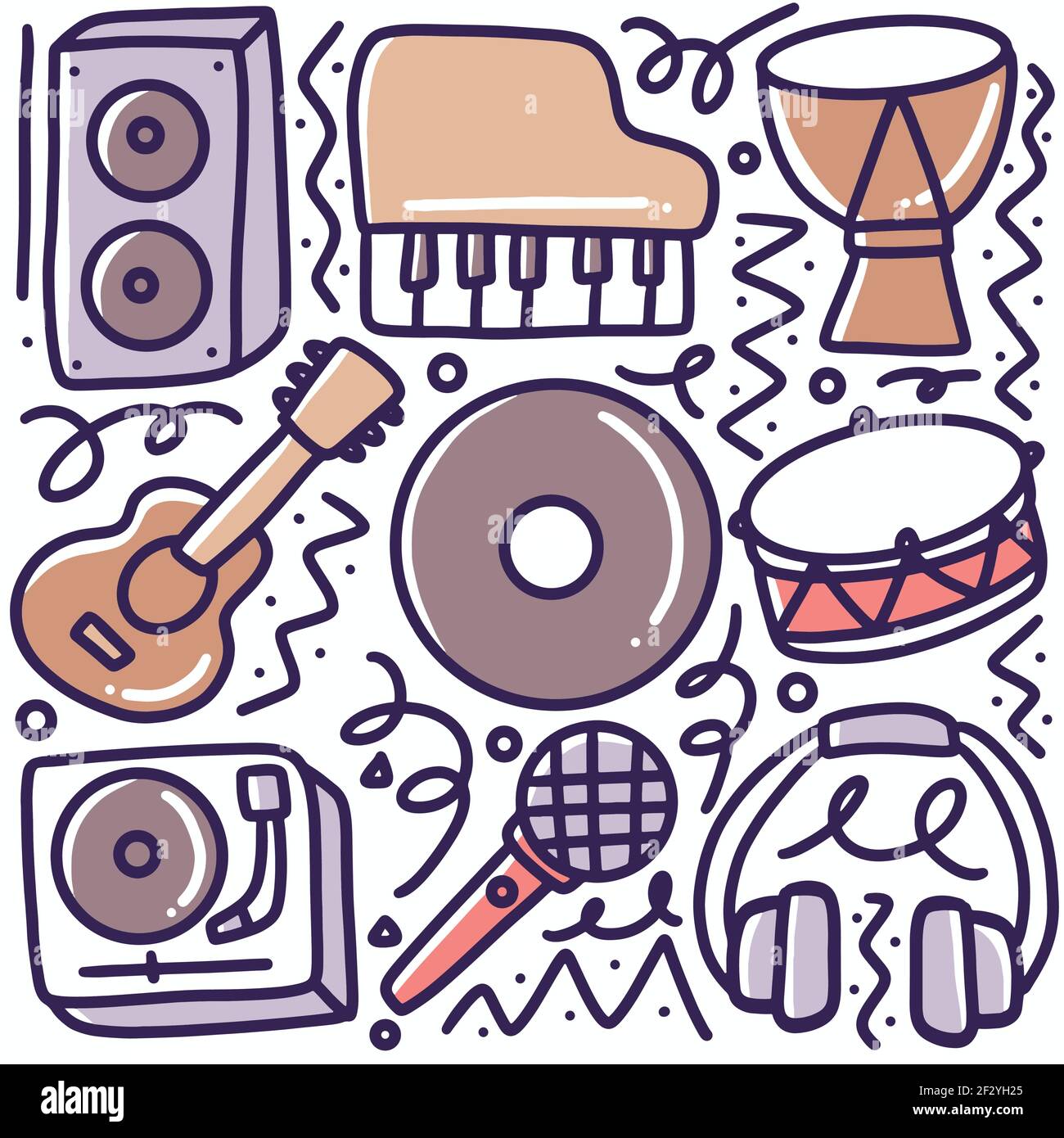 Instruments tools icon set Cut Out Stock Images & Pictures - Alamy