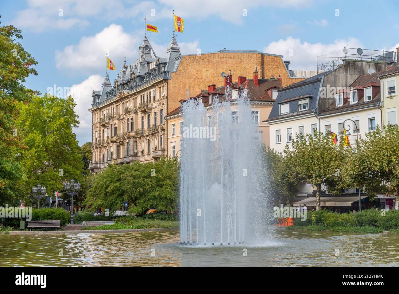 Center of spa town Baden Baden, Germany Stock Photo - Alamy