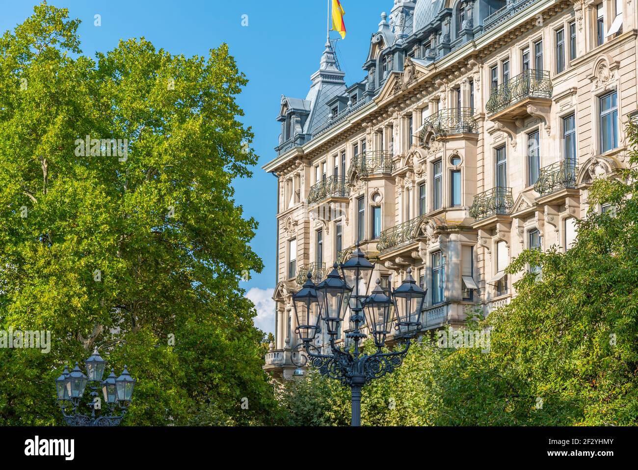 Center of spa town Baden Baden, Germany Stock Photo - Alamy