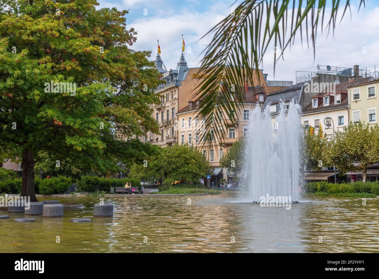 Center of spa town Baden Baden, Germany Stock Photo - Alamy