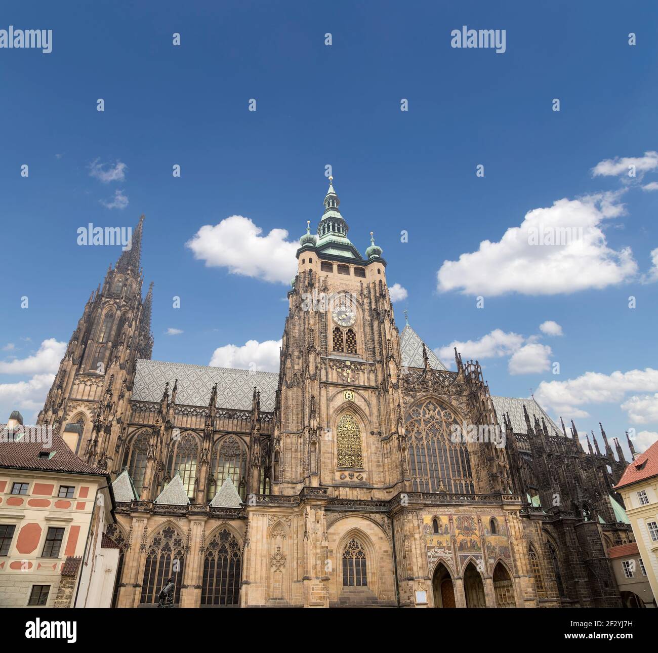 St. Vitus Cathedral (Roman Catholic cathedral ) in Prague Castle, Czech ...