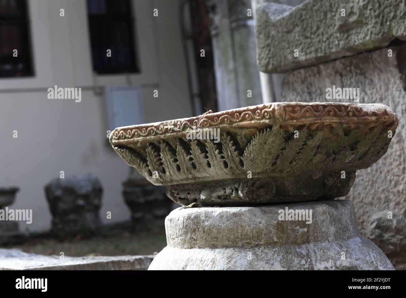 Details of ancient column in Istanbul, Turkey Stock Photo - Alamy
