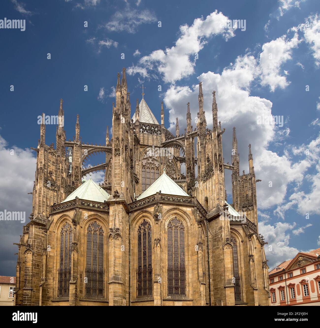 St. Vitus Cathedral (Roman Catholic cathedral ) in Prague Castle, Czech ...