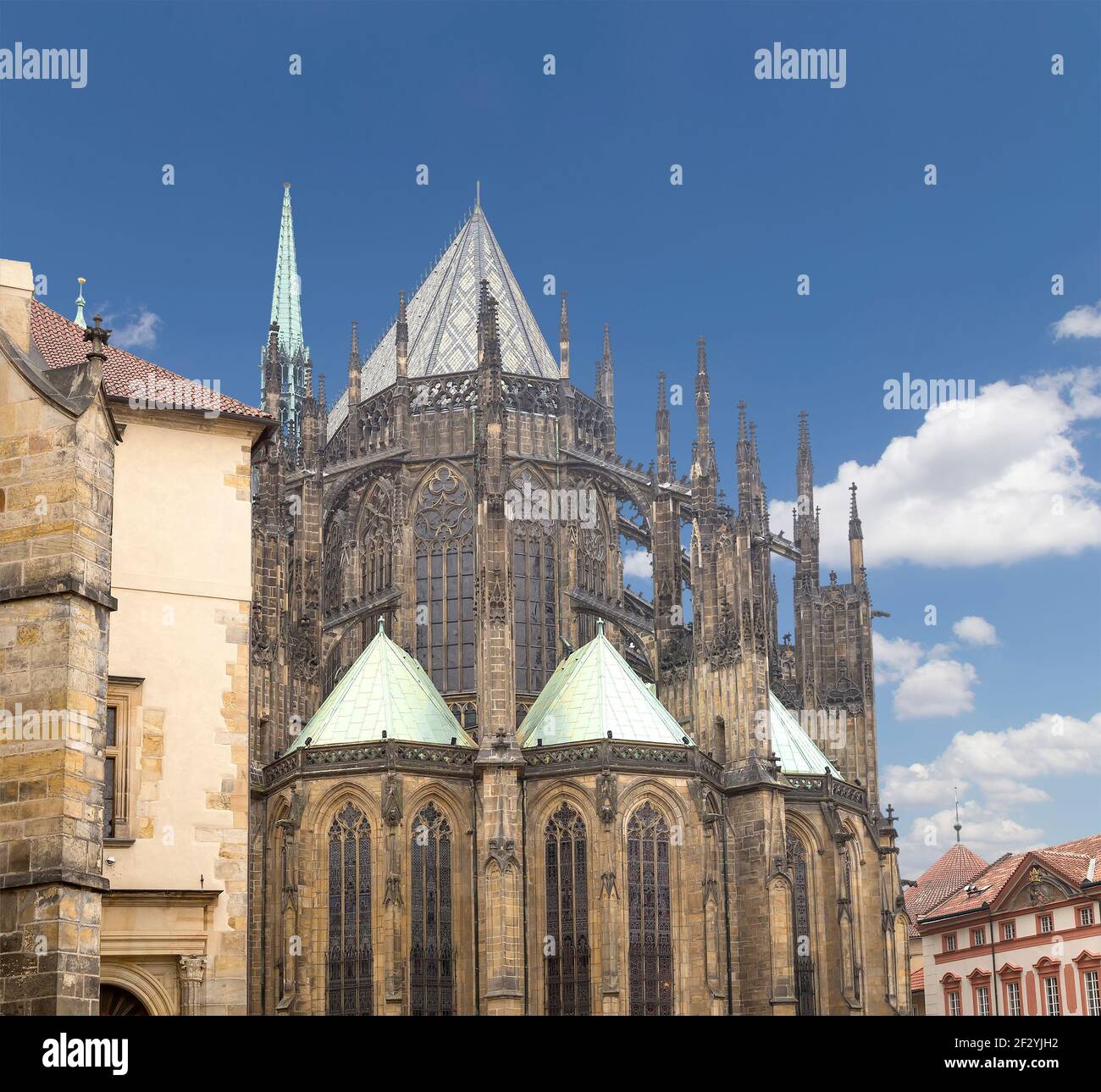 St. Vitus Cathedral (Roman Catholic cathedral ) in Prague Castle, Czech ...