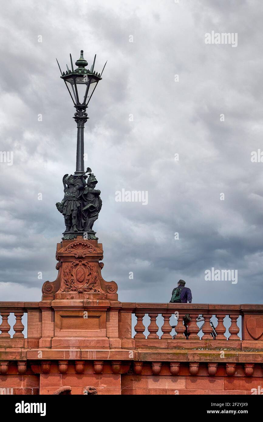 Moltke Brücke, Moltkebrücke Bridge, River Spree in Berlin Germany Stock ...