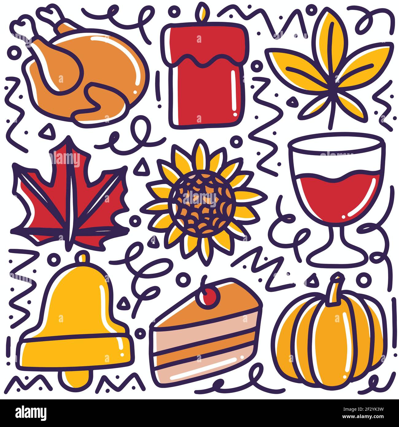 hand drawn food menu doodle Stock Vector Image & Art - Alamy