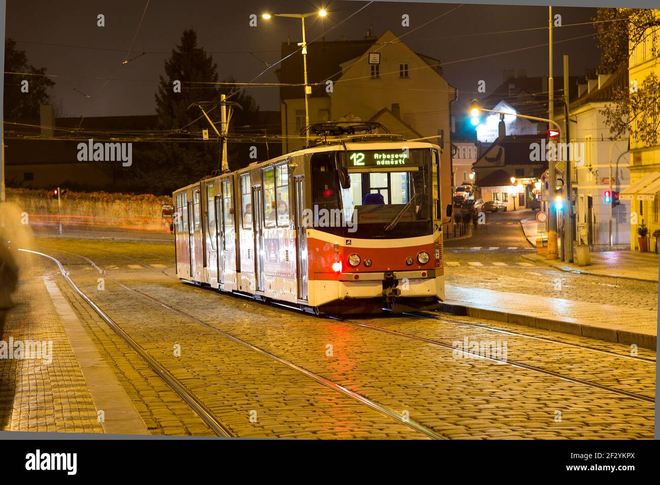 Famous illuminated trams hi-res stock photography and images - Alamy