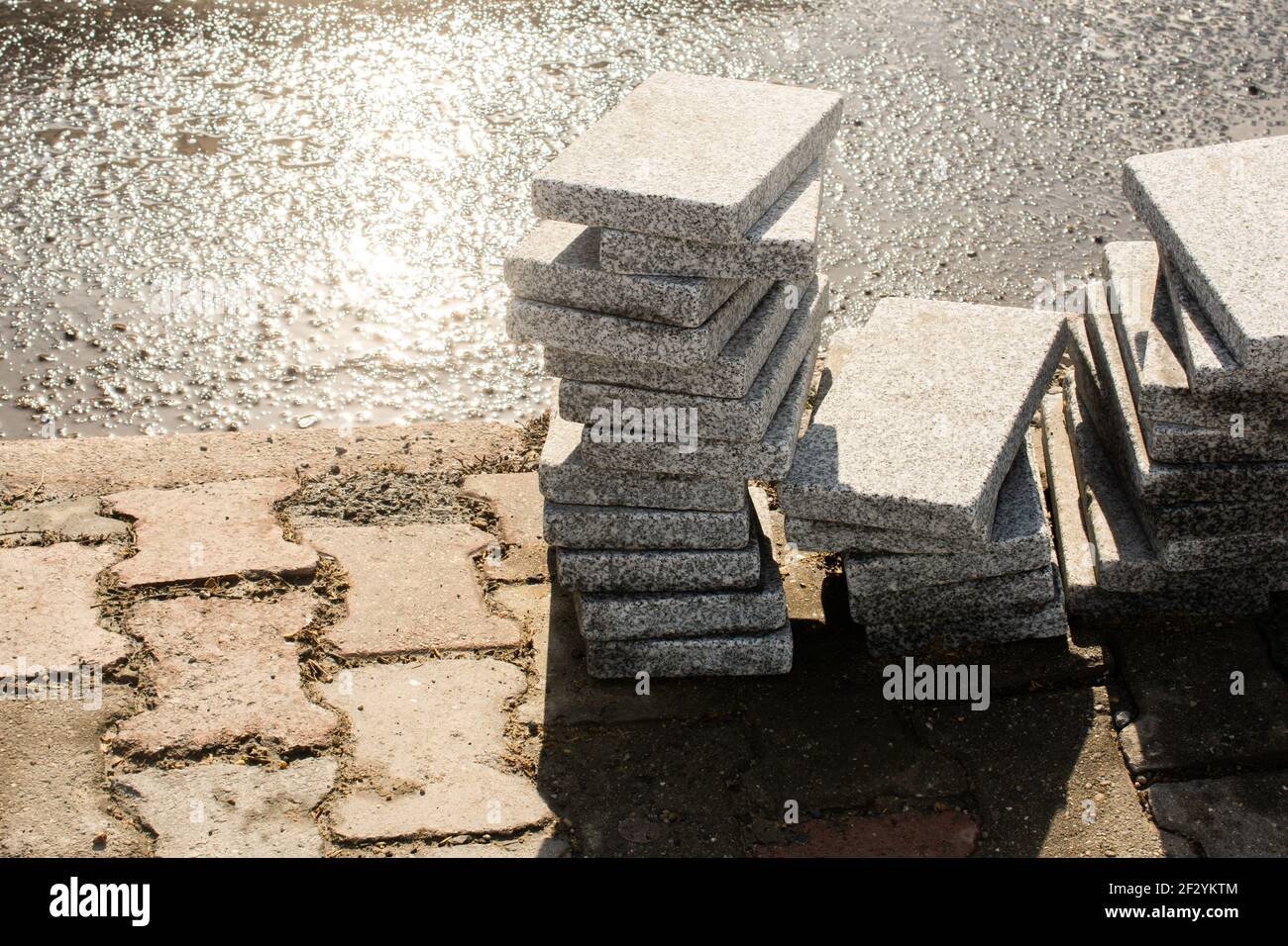 Stack concrete blocks on hi-res stock photography and images - Alamy