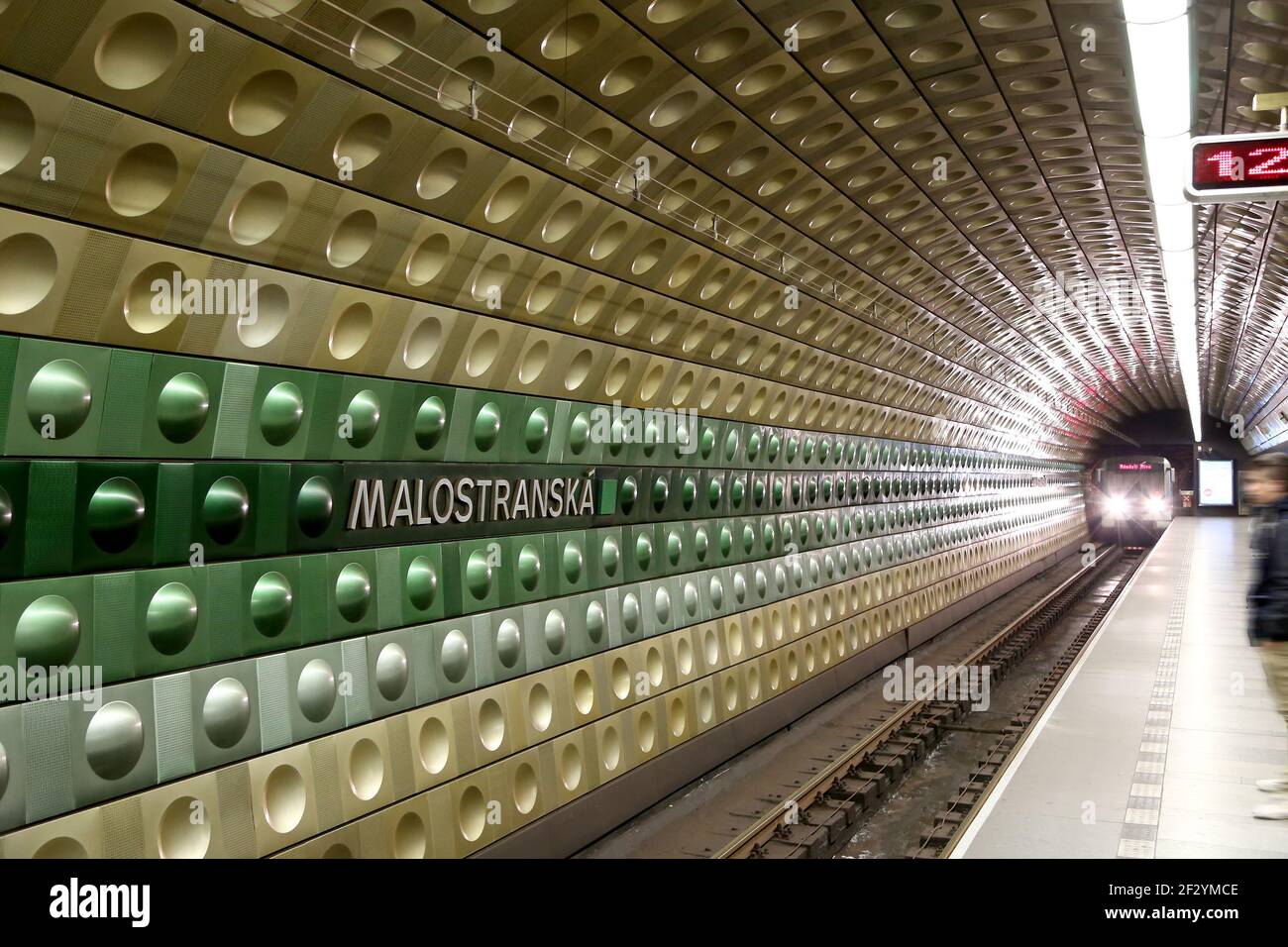 Metro Underground Station, Prague, Czech Republic Stock Photo - Alamy