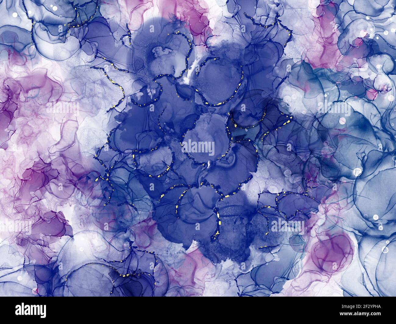 Beautiful abstract colorful digital alcohol ink style pattern and ...