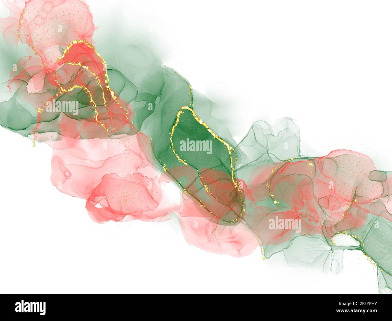 Beautiful abstract colorful digital alcohol ink style pattern and ...