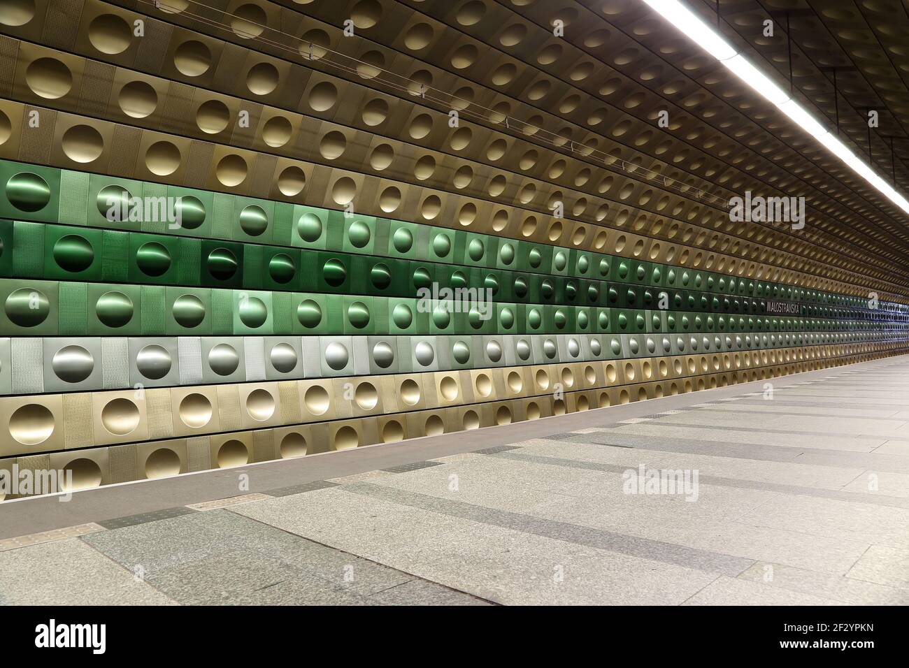 Metro Underground Station, Prague, Czech Republic Stock Photo - Alamy