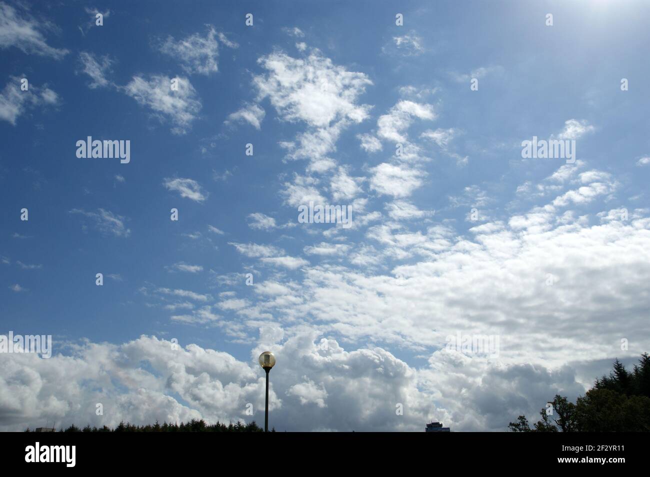 A street lamp (lantern) at the skyline Stock Photo - Alamy