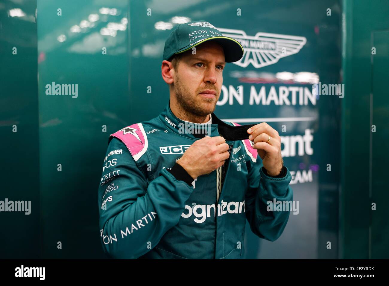 Sebastian Vettel, Aston Martin F1, during pre-season test days in ...