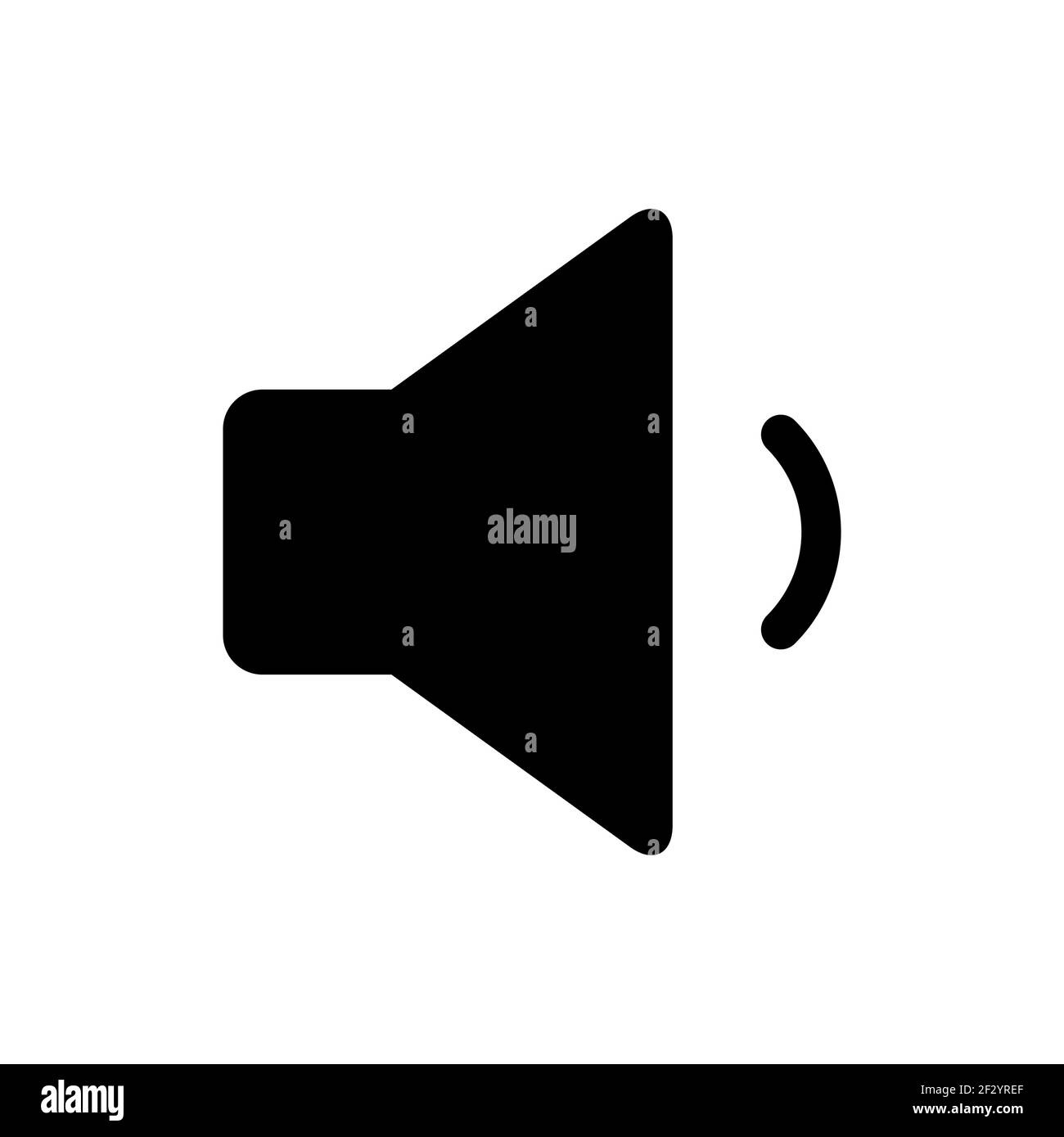 Music sound icon, audio volume symbol. Vector illustration graphic for ...